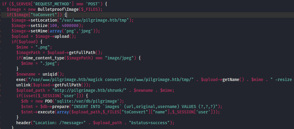Pilgrimage :: 4wayhandshake — CTF Walkthroughs, Tips & Tricks